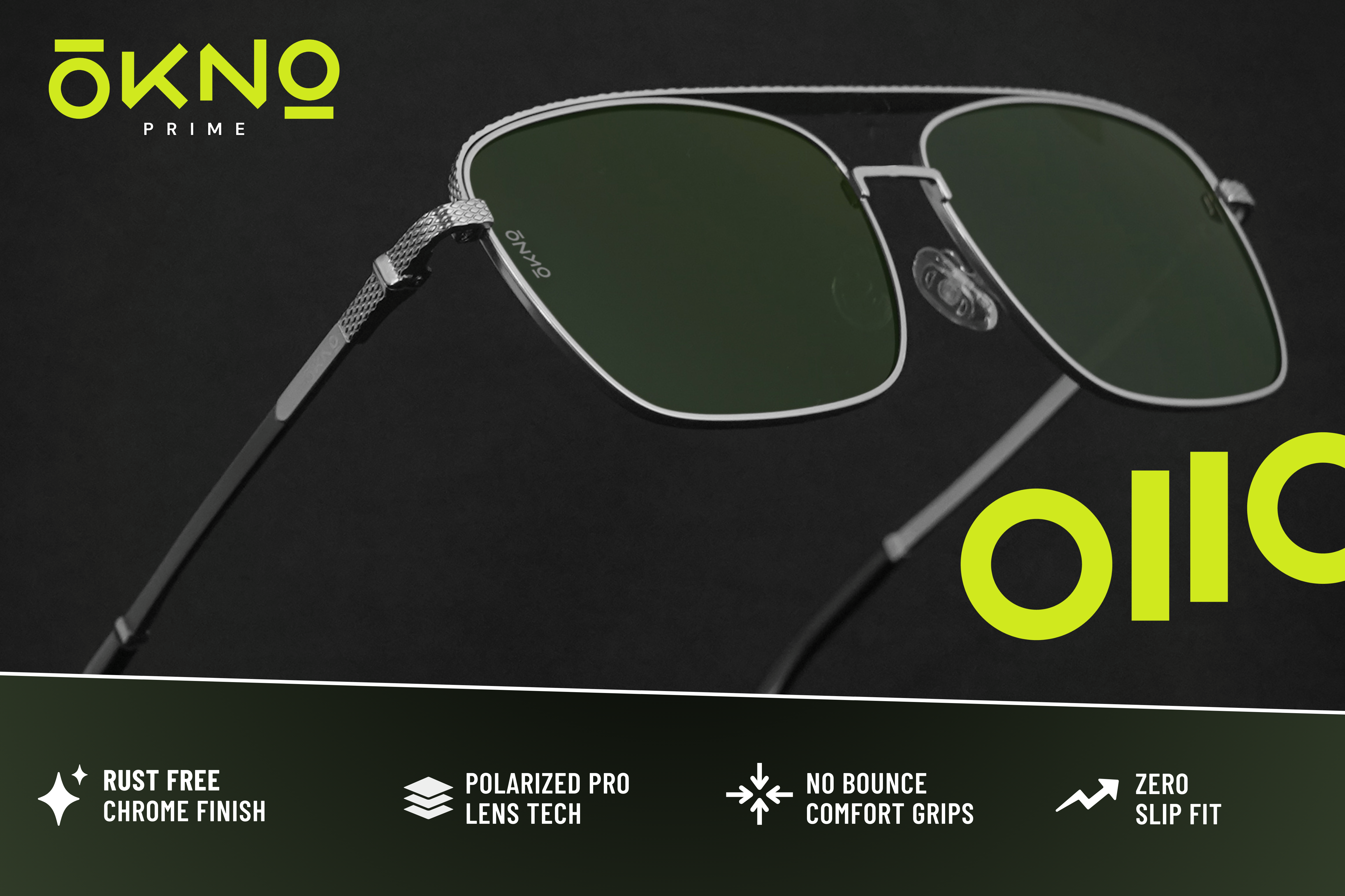 Metallic Sunglasses Online | OKNO by Eyewearlabs