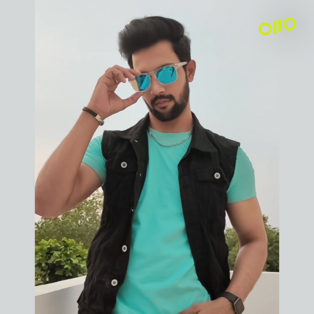 Buy Classic Crystal Blue Sunglasses for Men Online at Eyewearlabs