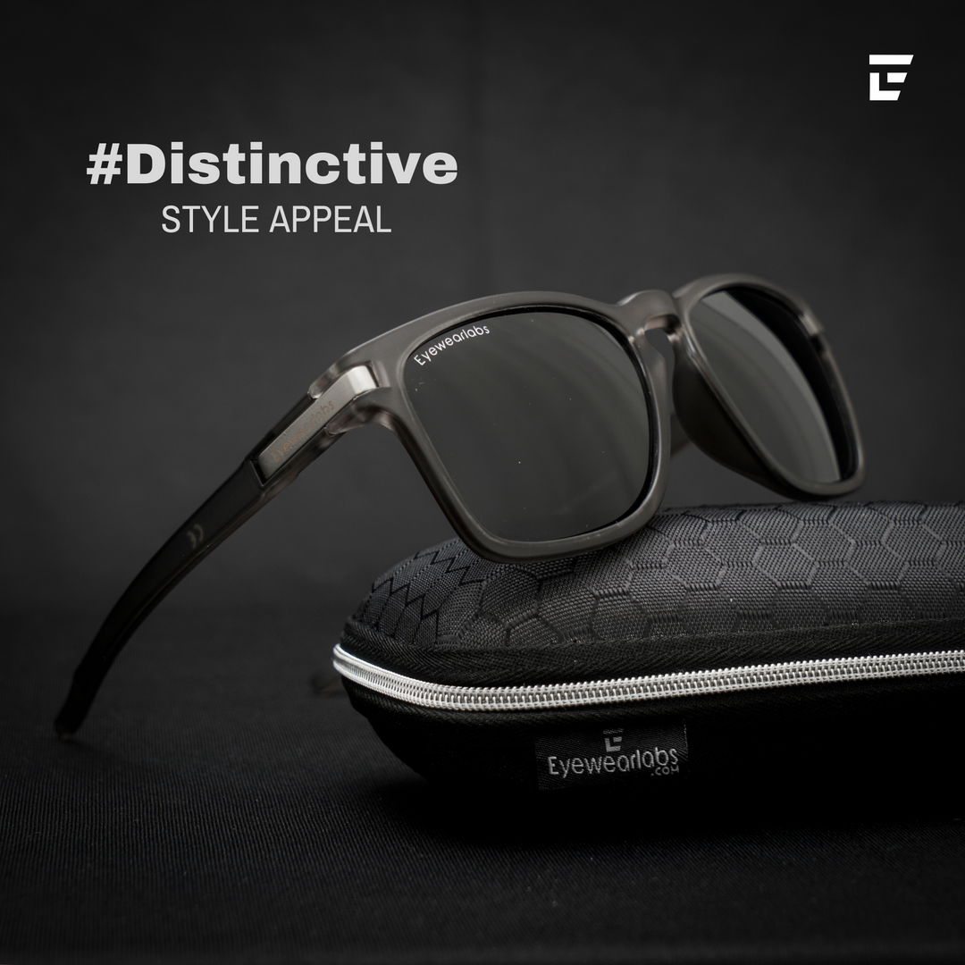 Buy Crystal Grey Sunglasses for Men with UV Protection at Eyewearlabs