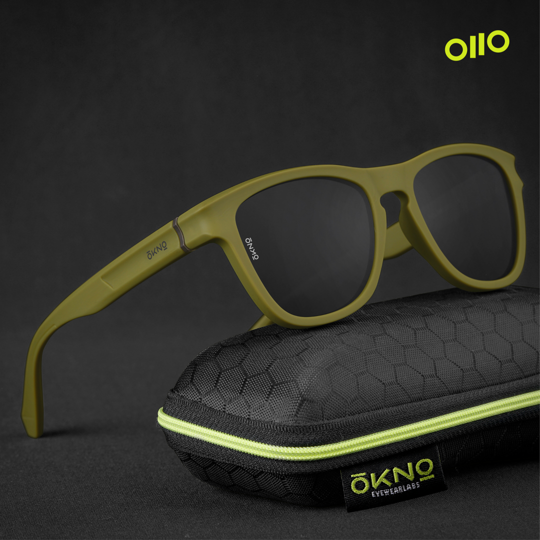 OKNO | Eyewearlabs - Magnus | Moss Matte Polarized Sunglasses Online in ...